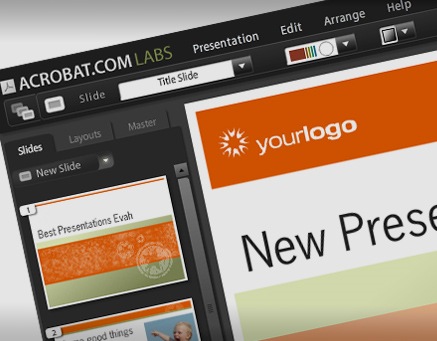 Adobe presentó su Acrobat.com Presentations
